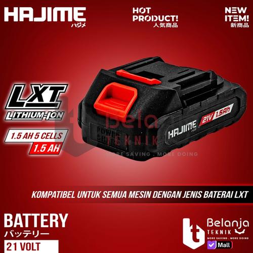Jual Baterai Pack Hajime 21V 1.5 AH Battery Cordless LXT 21 Volt 1.5AH ...