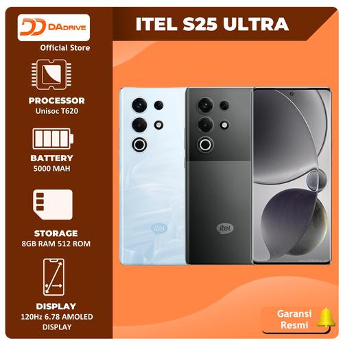 Promo Itel S25 Ultra 8/512 Garansi Resmi Itel Indonesia - NON BUNDLE ...