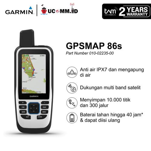 Jual Garmin GPSMAP 86s Gps Handheld With Worldwide Basemap ABC Sensor ...