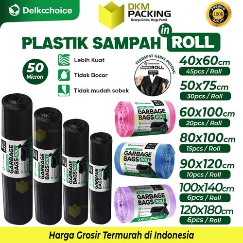 Jual Kantong Plastik Sampah Roll Jumbo Tebal Trash Bag Premium ...