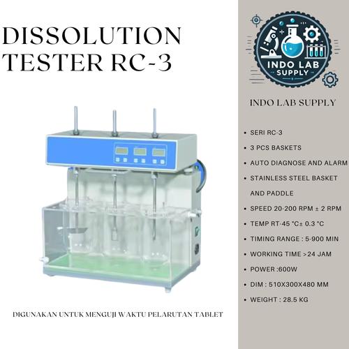Promo Dissolution Tester Capsule Instrument 3 Baskets - RC-3 // Alat ...