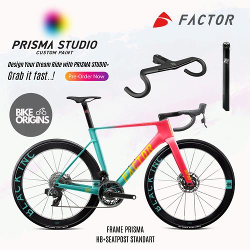 Jual FACTOR OSTRO VAM Prisma Studio Custom Paint Frameset Roadbike | HB+Seatpost Standart - Kota ...