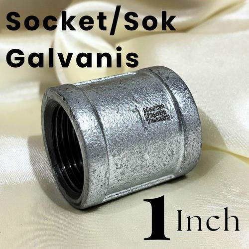 Jual Sok Besi Galvanis 1" Inch Sock Drat Dalam BSPT - Kab. Tangerang ...