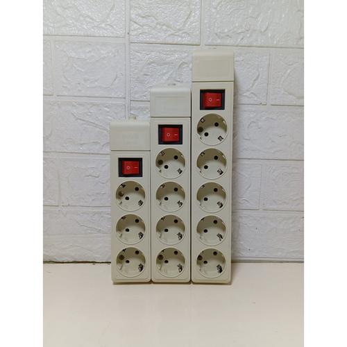 Jual STOP KONTAK ARDE+SAKLAR / TERMINAL COLOKAN TOFUDA 3 LOBANG | 4 ...