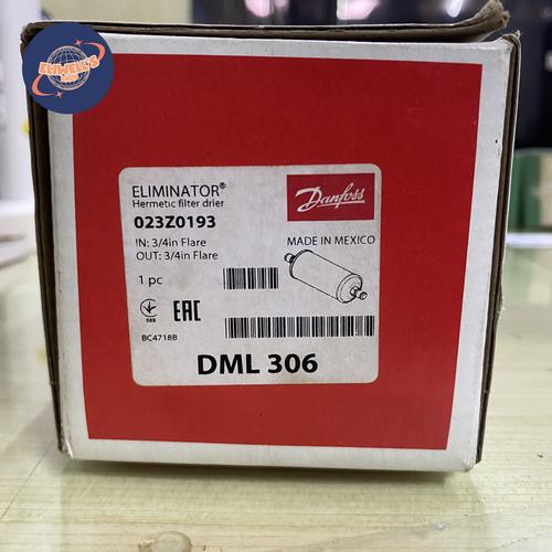 Jual Hermetic Filter Drier | Danfoss DML 306 | 023Z0193 - Jakarta Utara ...