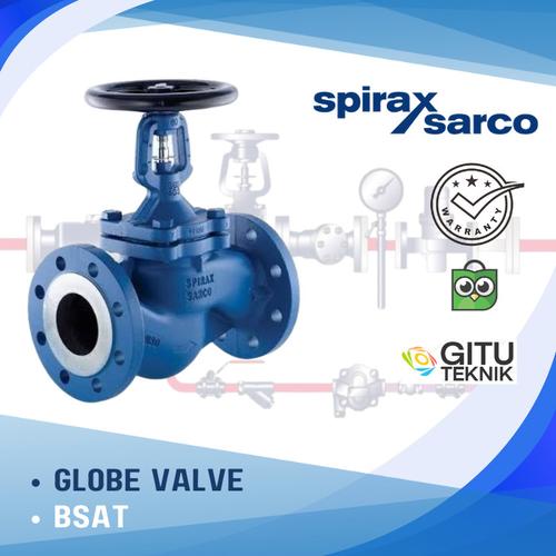 Jual GLOBE VALVE 4" INCH SPIRAX SARCO BELLOW SEAL DN100 PN16 CAST IRON ...