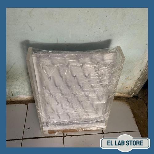 Jual Dryring Rack Laboratorium / Rak pengering Glassware Besi Cat Epoxy ...