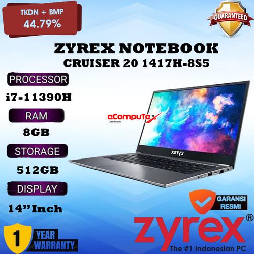 Jual ZYREX Notebook Cruiser 20 1417H-8S5 i7-11390H 8GB 512GB SSD 14 ...
