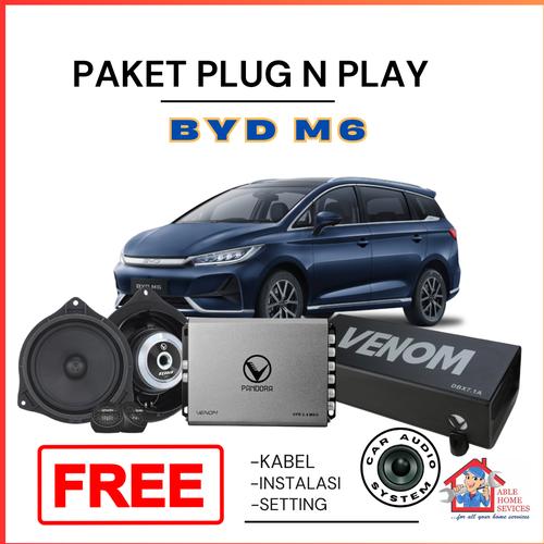 Jual BYD M6 Paket Audio Mobil Venom Plug n Play mobil byd m6 - PAKET A - Jakarta Pusat ...