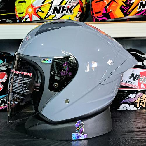 Jual HELM NHK N1 MAX VISOR LIGHT SMOKE ALL WARNA HALF FACE ORIGINAL SNI ...