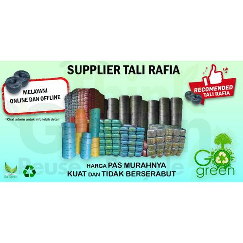 Jual Tali Rafia Roll Besar 13000/kg (Berat 20kg) - Hitam 8Kg - Jakarta ...