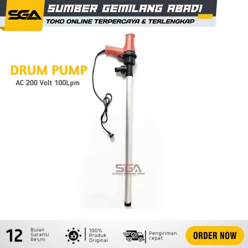 Jual Drum Pump Electrik AC 220 Volt Pompa Drum Set Digital AC 220V ...