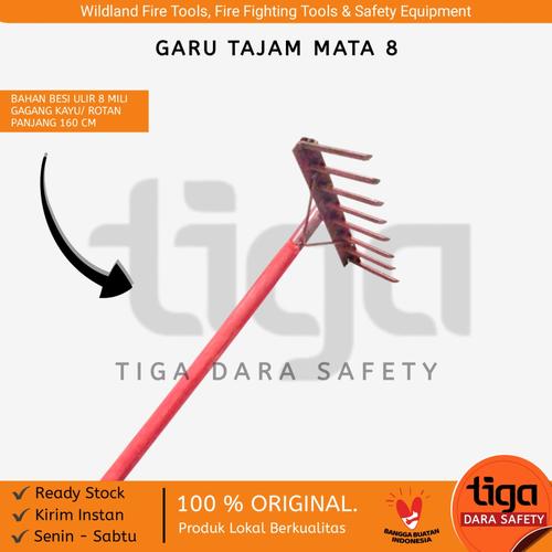 Jual Garu Api Tajam Mata 8 gagang kayu dowel/rotan - ROTAN - Jakarta ...