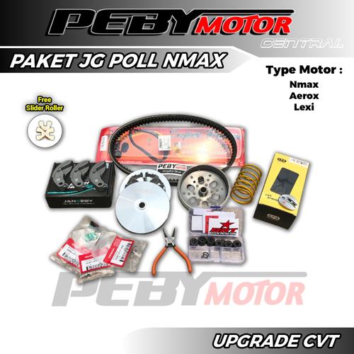 Jual Pulley Custom Nmax Aerox 155 Lexi PAKET JG POLL Terbaik Jangeby ...