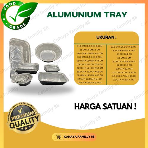 Jual Alumunium tray bulat 150ml - Jakarta Barat - cahaya family88 ...
