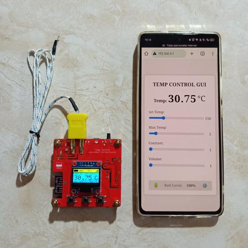 Jual Temperatur Temperature Controller / monitoring suhu 0-1000 derajat Celcius WEB Interface ...