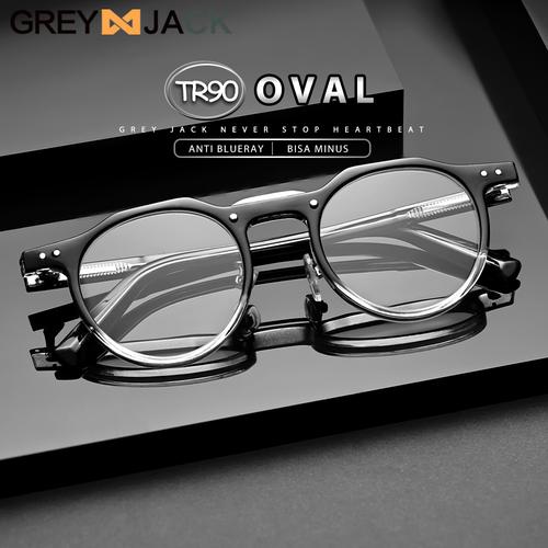 Promo Grey Jack Kacamata Antiradiasi Blueray Model Bulat Fashion Pria ...