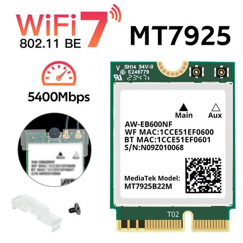Jual Mediatek MT7925 WiFi 7 Network Card 802.11 BE Bluetooth 5.4 Linux ...