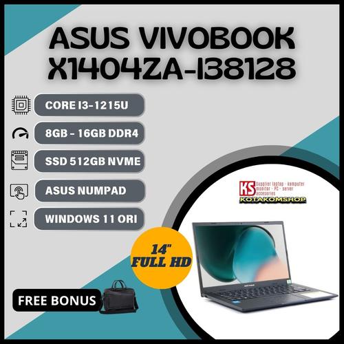 Jual Laptop baru Asus VivoBook X1404ZA - I38128 Core i3-1215U Ram 16Gb Ssd 512Gb 14" Full HD ...