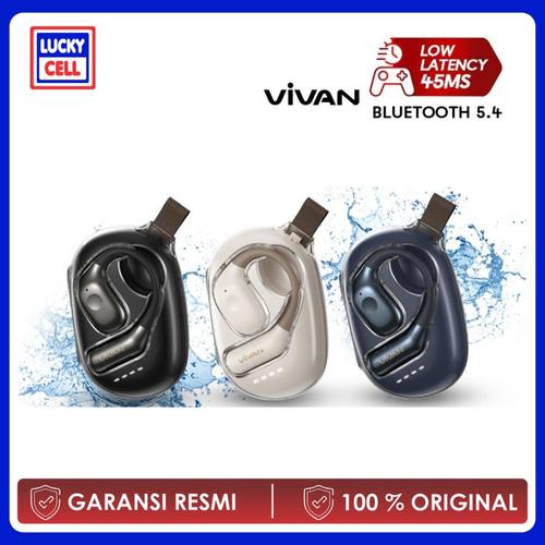 Promo VIVAN SPORT X2 OWS Open Ear True Wireless Earbuds IPX5 Dual ENC ...