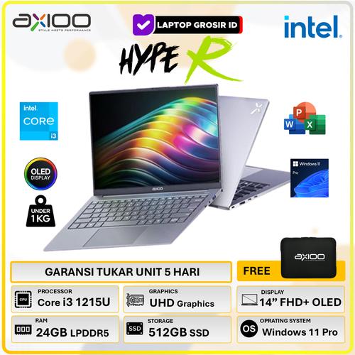 Promo Axioo Hype R3 OLED Core i3 1215U 24GB 512GB UHD Graphics 14" FHD+ ...