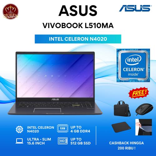 Jual ASUS VIVOBOOK L510MA | INTEL CELERON N4020 | 4GB RAM | SSD 512GB ...