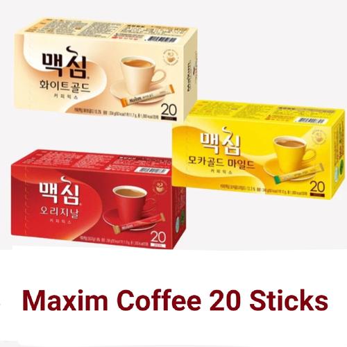 Jual Maxim Coffee Korea 20 Sticks with Box/ Kopi Maxim 3in1 Korea 20 ...