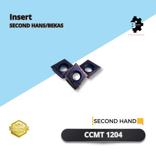 Jual INSERT CCMT 1204 SECOND HAND / BEKAS Insert Pahat Bubut - Pisau ...