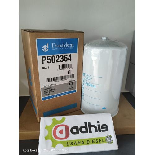 Jual OIL FILTER P502364 DONALDSON Oil Filter Oli Hino 15613-JAA10 ...
