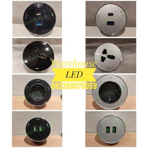 Jual Modul Stop Kontak Meja Dinding Rell Track Socket Inbow Outbow Arde ...