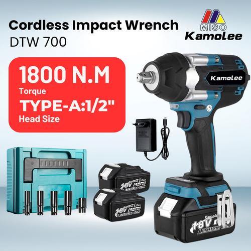 Jual Kamolee-DTW700-Electric Impact Wrench 1800N.M-Mesin Bor - 1 Baterai - Jakarta Timur - BEST ...