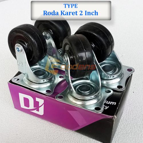 Jual Roda Karet 2 Inch Hidup Roda Caster Roda Gepeng - Jakarta Barat ...