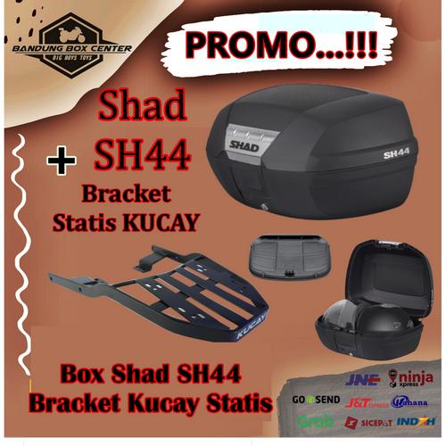 Jual Paket Box Motor Shad SH44 + Bracket KUCAY Shad SH 44 + Breket ...