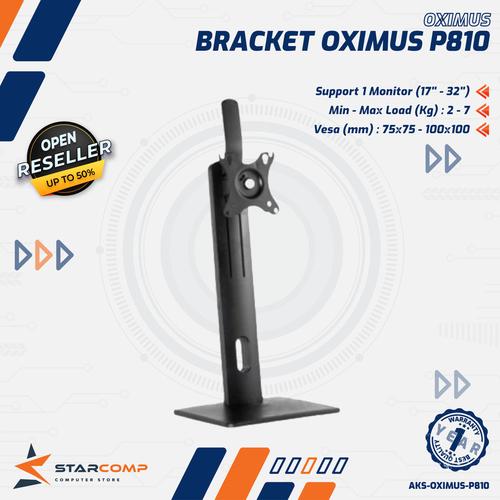 Jual OXIMUS P810 Bracket Desk Stand Meja 1 Monitor Naik Turun 17" - 32 ...