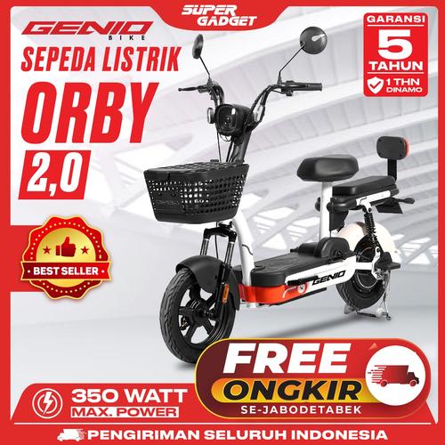 Promo GENIO ORBY 2.0 Sepeda Listrik Mopit 36V 12AH Garansi Resmi - WH ...