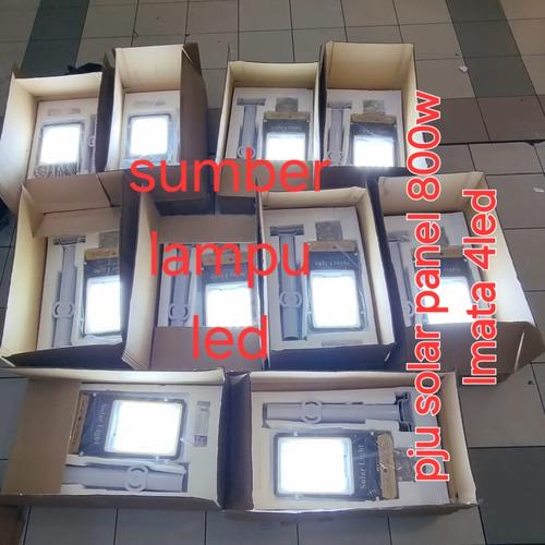 Jual pju led solar panel 2in1 smd 800w 800watt / pjuts jalan led panel ...
