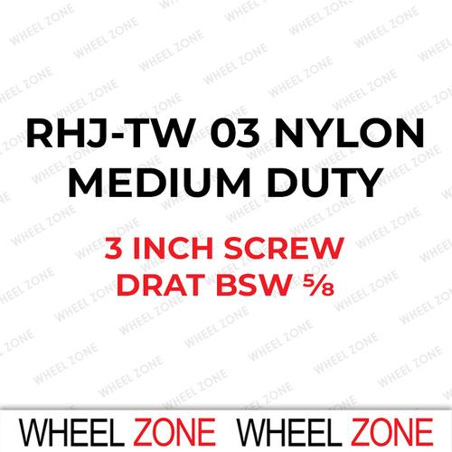 Jual RODA RHJ-TW 03 NYLON MEDIUM DUTY 3 INCH SCREW - Kab. Sidoarjo ...