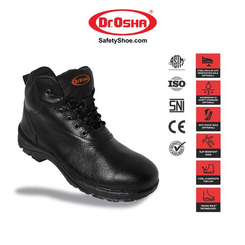 Promo Dr OSHA Commando 2218 S1 Safety Shoes Ankle Boot - Black - 44 ...