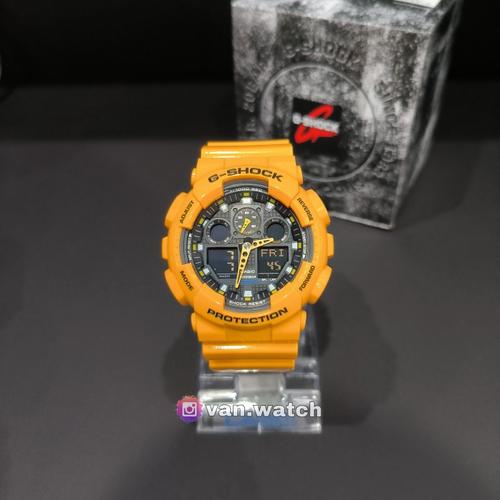 Jual CASIO GSHOCK BUMBLEBEE GA 100A-9 / GA100A-9 ORIGINAL - Kota ...