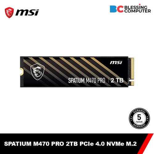 Promo SSD MSI SPATIUM M470 PRO 2TB PCIe 4.0 NVMe M.2 Cicil 0% 3x - Kota Denpasar - Blessing ...
