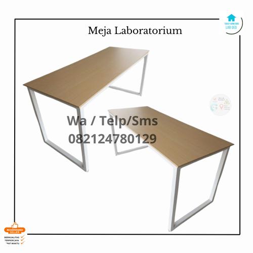 Jual Meja Laboratorium GN Multiplek HPL dengan Rangka Besi Epoxy Tanpa ...