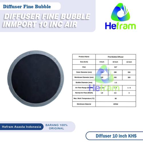 Jual Airdisc Fine Bubble Diffuser Installation / Fine Bubble Diffuser - Kab. Bogor - Heframid ...