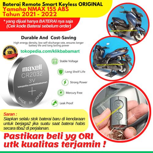 Jual Baterai Remot Kunci Motor Yamaha NMAX 155cc ABS Tahun 2021 - 2022 ...