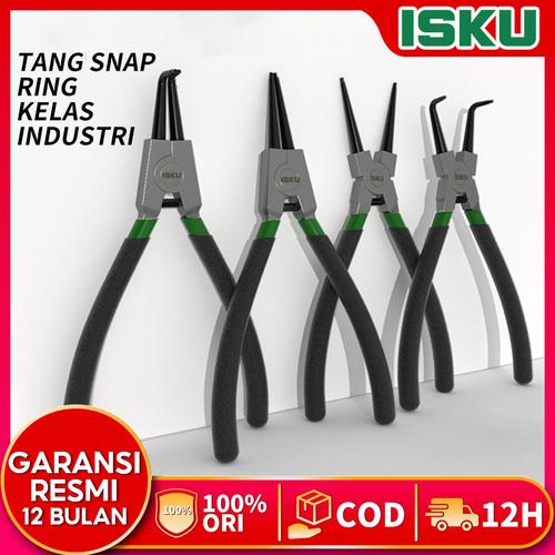 Jual ISKU Tang Snap Ring 7" Tang Circlip Pliers Set 4 Pcs - IB 7 ...