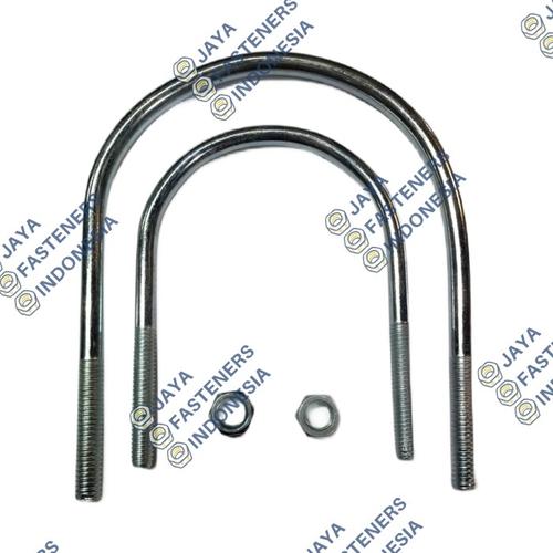 Jual U Bolt Galvanis 5/16 x 1" | U-bolt Galvanized | Klem pipa + 2 Mur ...