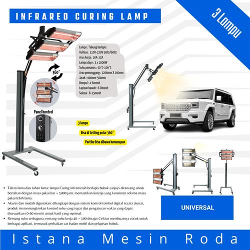 Jual Infrared Curing Lamp FY-3C - Lampu Pemanas Pengering Cat Mobil ...