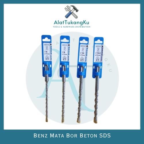 Jual Benz Matabor Beton Tembok SDS / Mata Bor Tembus Dinding - 6x170mm ...