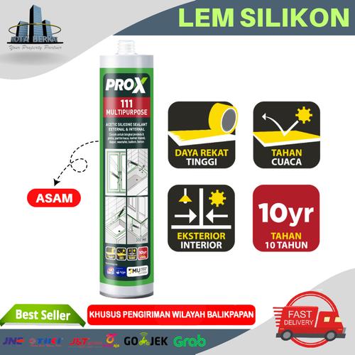 Jual LEM SILICONE SEALANT PROX - WHITE, 222 NETRAL - Kota Balikpapan ...