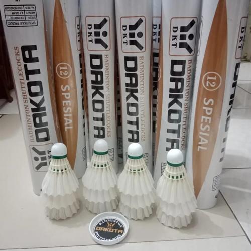 Jual Shuttlecock / Cock Badminton Dakota Spesial Putih Gold Premium ...