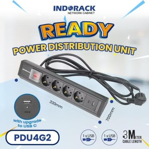Jual PDU STOP KONTAK COLOKAN LISTRIK MEJA KERJA RAPAT MEETING 4 POWER 2 ...